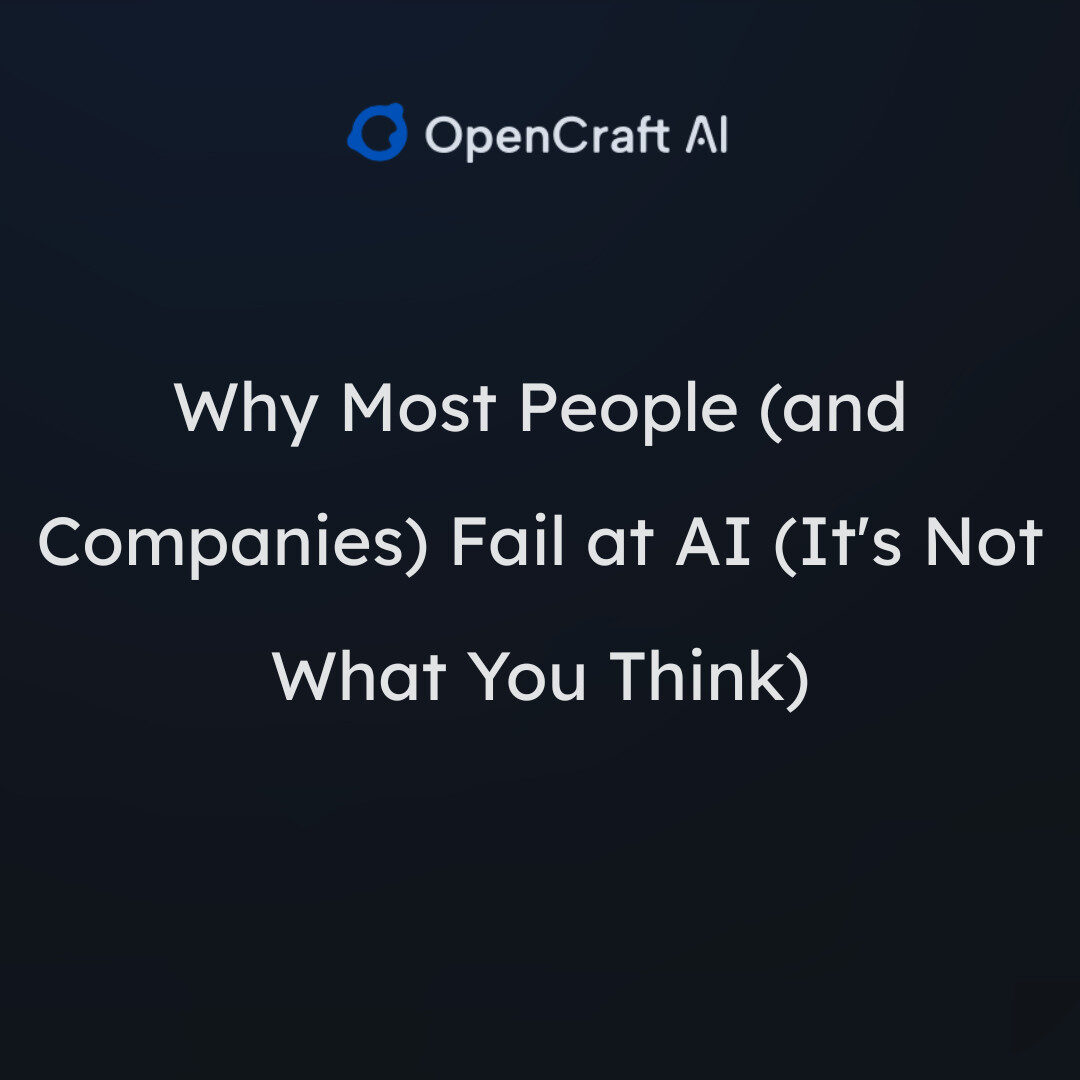 Why Most People Fail at AI (It's Not What You Think) Comment end